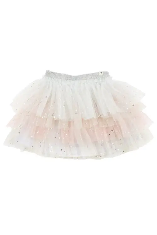 OH BABY! Ombre Silver-fleck Layered Tutu Skirt - Multiple