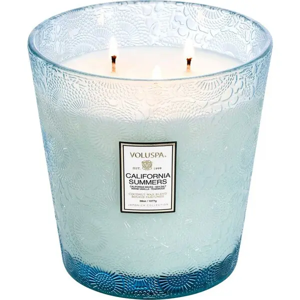 Voluspa Three-wick Hearth Candle - California Summers
