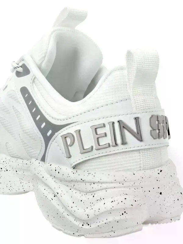 PLEIN SPORT Runner Reflective Scratch Sneakers