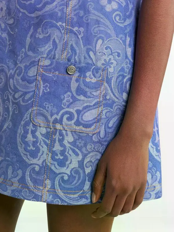Etro Patterned Jacquard Mini Dress