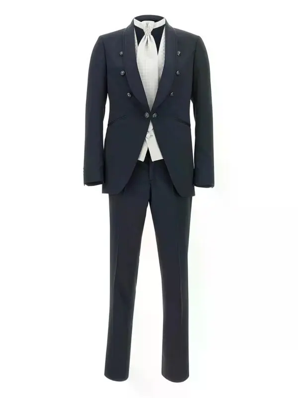 CARLO PIGNATELLI Three-piece Shawl-lapels Suit