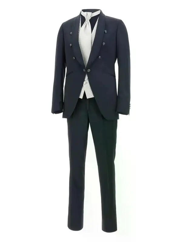 CARLO PIGNATELLI Three-piece Shawl-lapels Suit