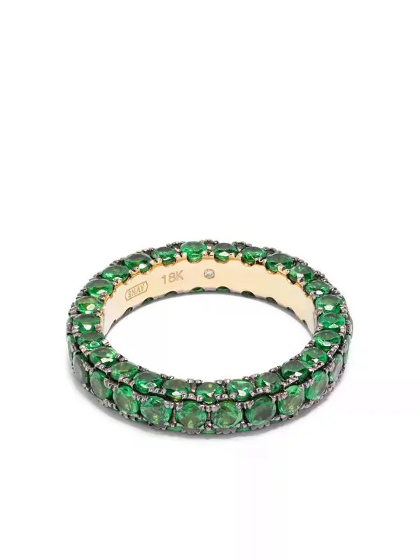Shay 18k Yellow Emerald Ring - Gold