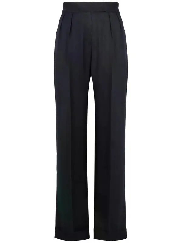 Kiton Virgin Wool Straight-leg Trousers