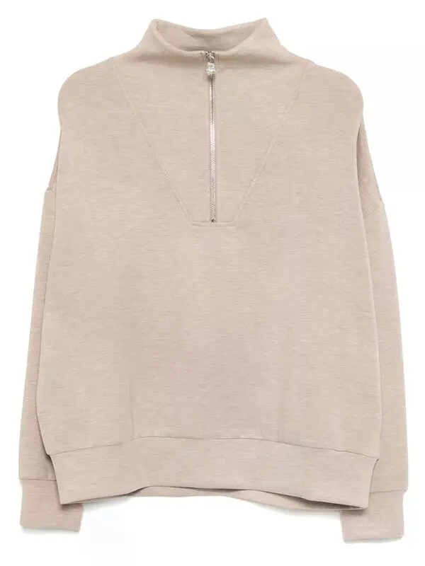 Varley Hawley Half-zip Sweatshirt - Neutrals