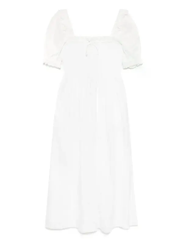 Hill House Home The Scarlett Midi Dress - White