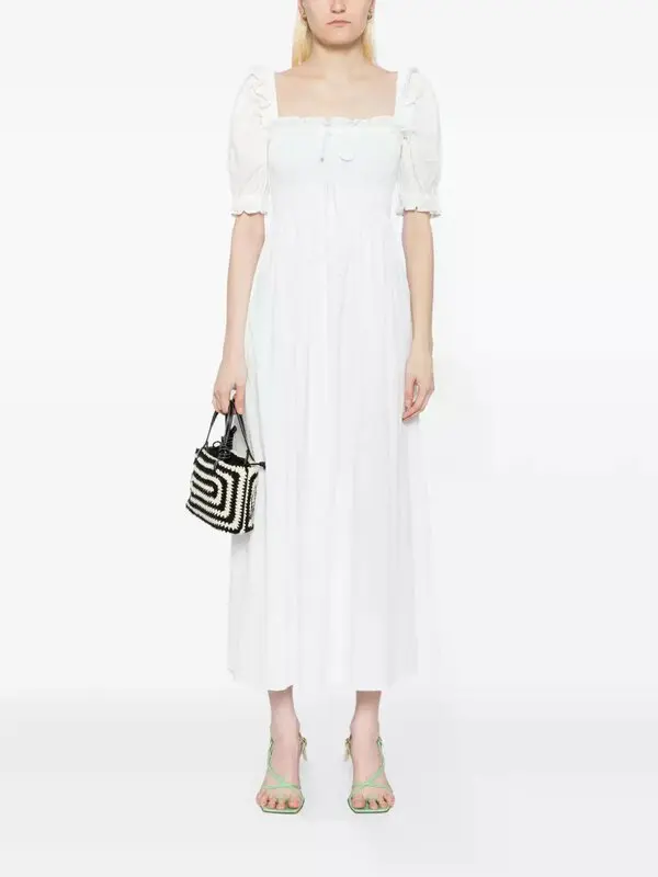 Hill House Home The Scarlett Midi Dress - White
