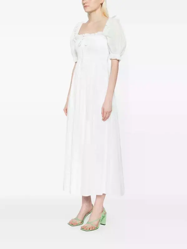 Hill House Home The Scarlett Midi Dress - White
