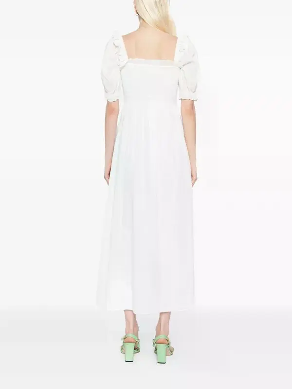 Hill House Home The Scarlett Midi Dress - White