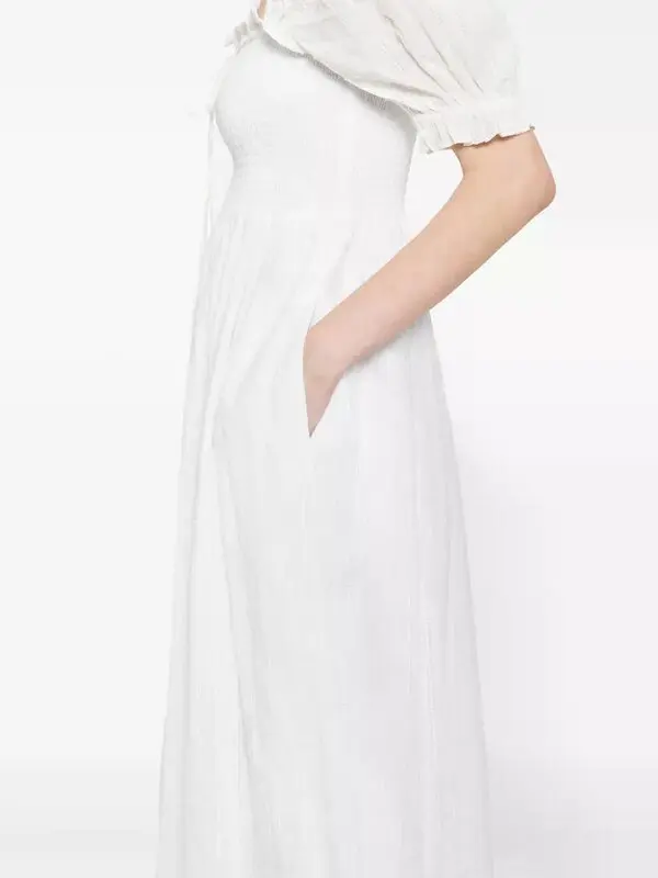 Hill House Home The Scarlett Midi Dress - White