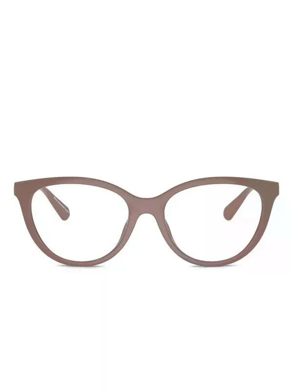 Emporio Armani Cat-eye Frame Eyeglasses - Brown
