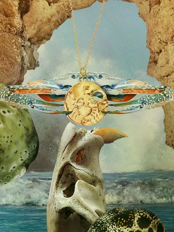 ALIGHIERI The Cancer Medallion Necklace