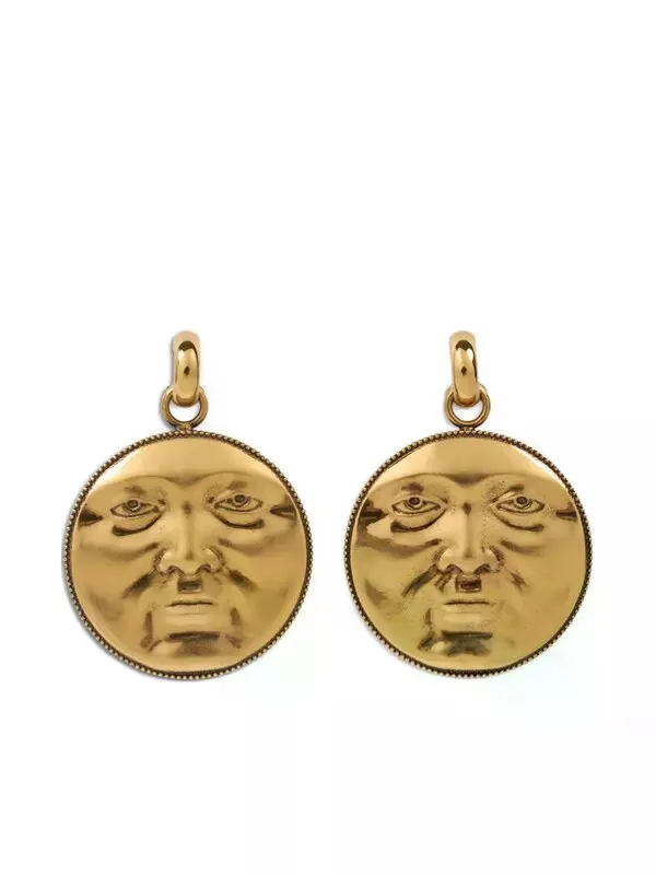 Etro Sun Pendant Earrings - Gold