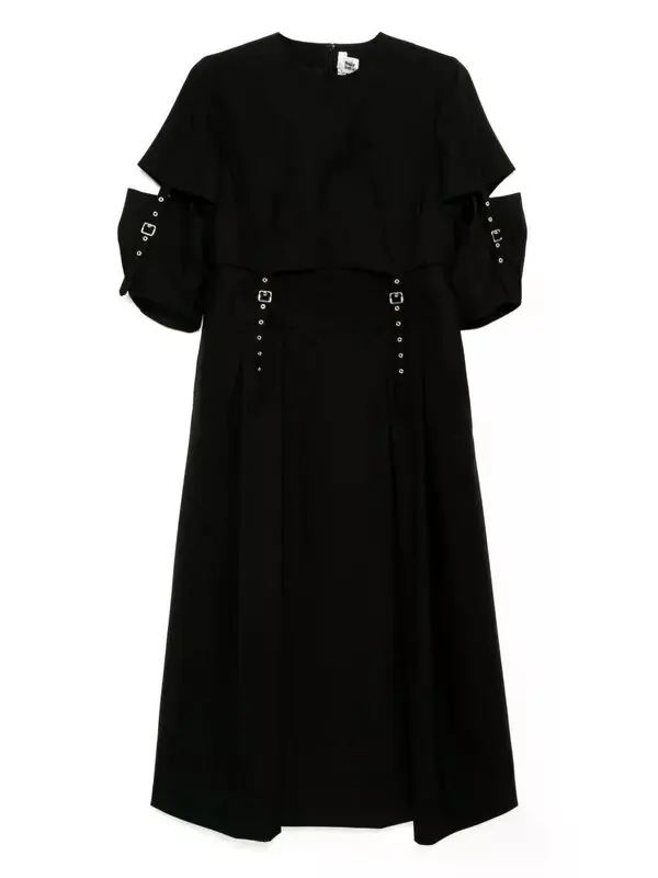 Noir Kei Ninomiya Slashed-sleeves Dress
