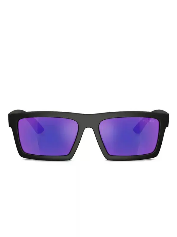Prada Rectangle-frame Sunglasses - Black