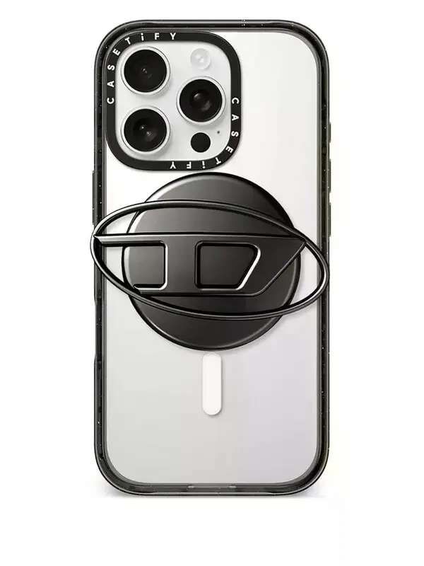 DIESEL® X Casefy Grip&amp Phone Stand Gun Metal - Grey