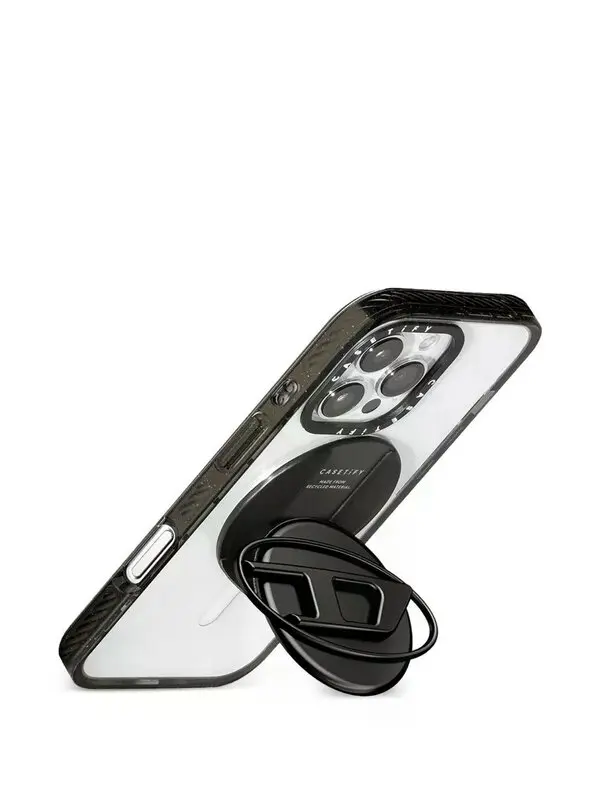 DIESEL® X Casefy Grip&amp Phone Stand Gun Metal - Grey