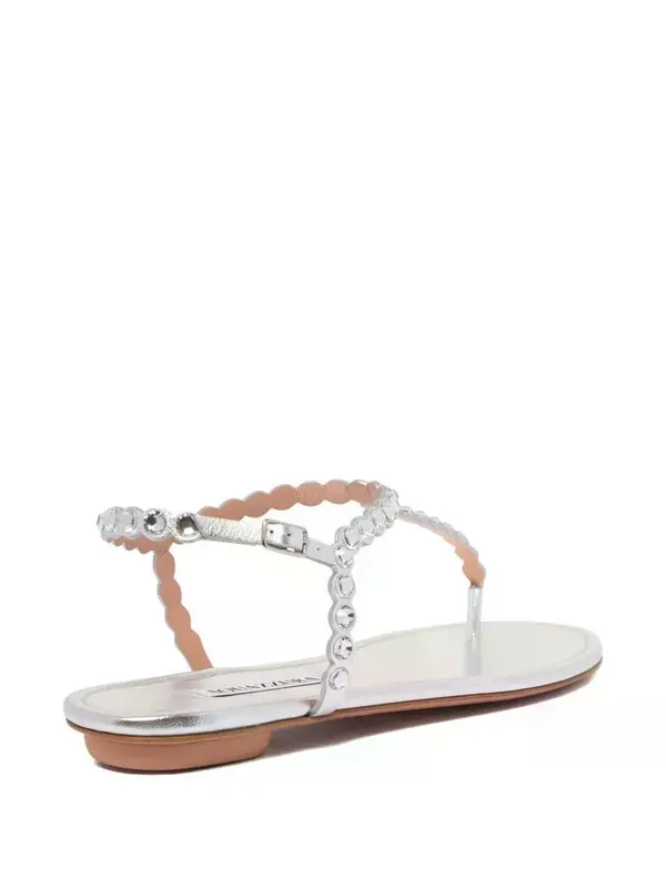AQUAZZURA Embellished Open-toe Sandals