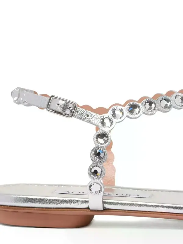 AQUAZZURA Embellished Open-toe Sandals