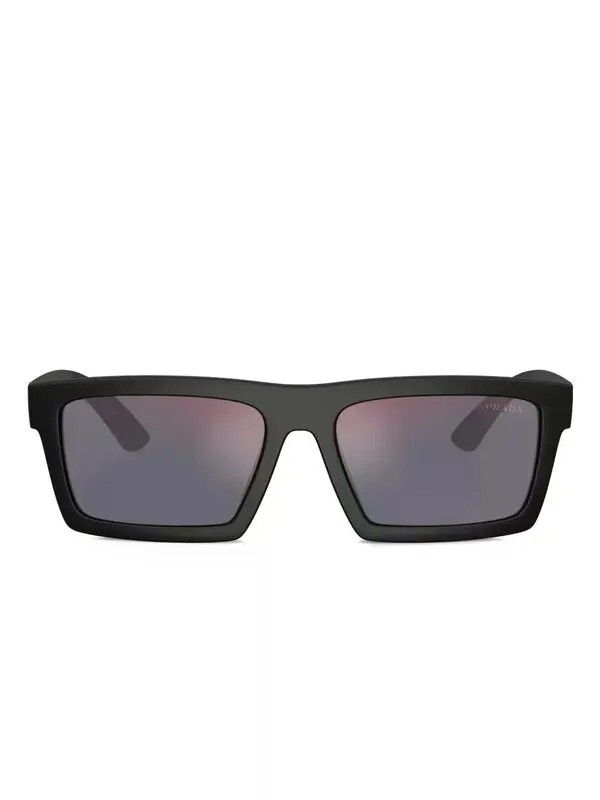 Prada Rectangle-frame Sunglasses - Black