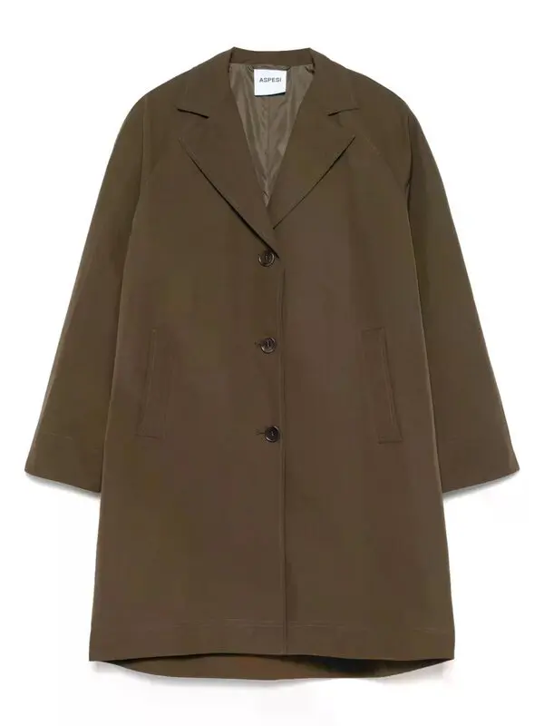 Aspesi Water-repellent Coat - Green