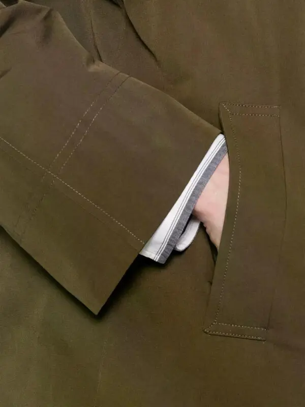Aspesi Water-repellent Coat - Green