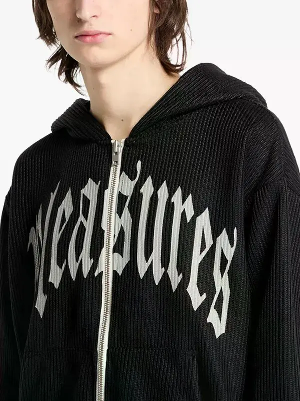 PLEASURES Printed Zip Hoodie