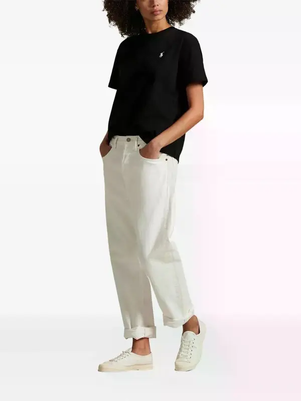 Polo Ralph Lauren Logo-embroidered T-shirt - Black