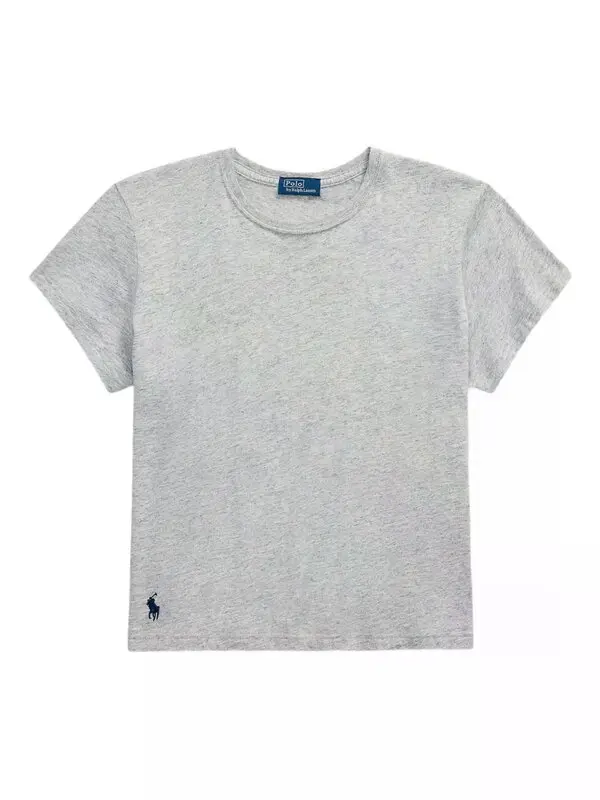 Polo Ralph Lauren Shrunken-fit Crewneck T-shirt - Grey
