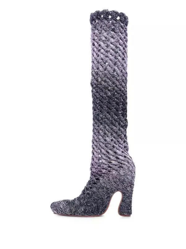 ISA BOULDER Knitted Over-the-knee Boots