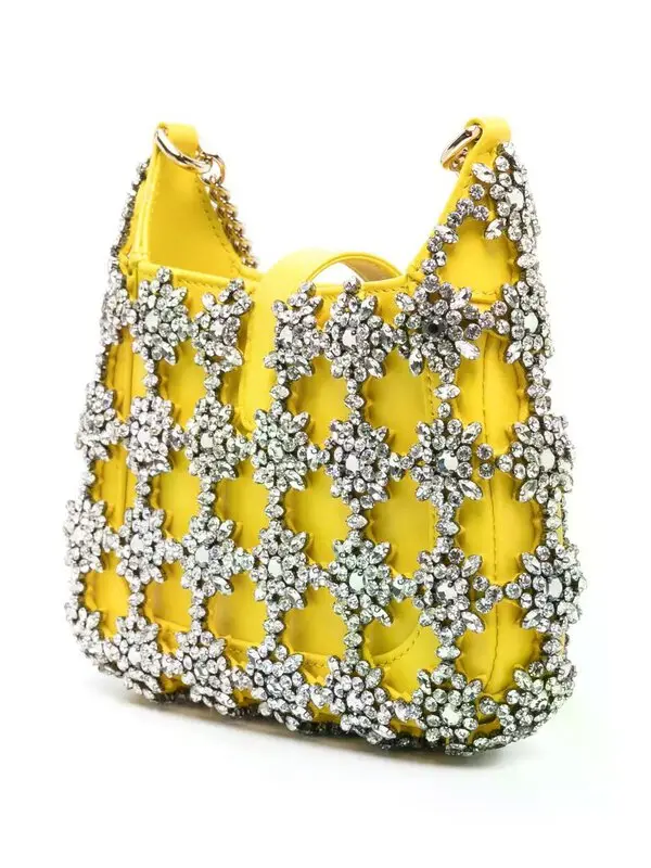 Gucci Mini Jackie Notte Crystal Shoulder Bag - Yellow | Editorialist