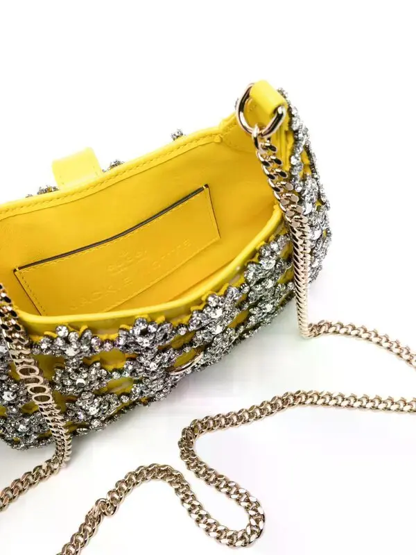 Gucci Mini Jackie Notte Crystal Shoulder Bag - Yellow | Editorialist