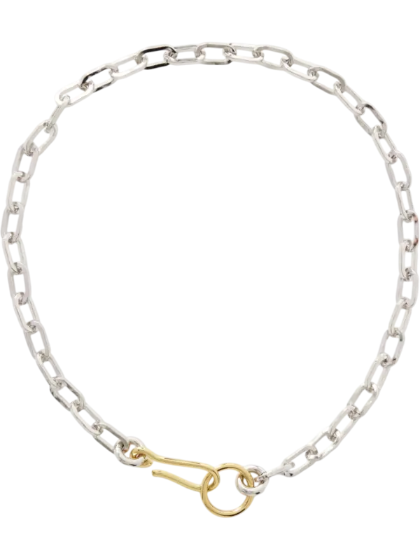 LAURA LOMBARDI Fara Platinum- And Gold-plated Recycled Necklace - Silver