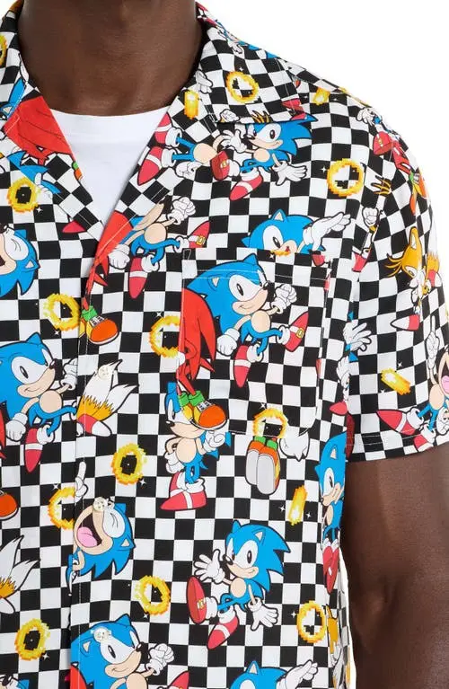 Opposuits Relaxed Fit Sonic The Hedgehog® Print Camp Shirt