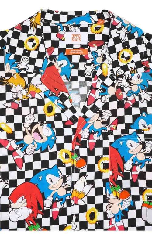 Opposuits Relaxed Fit Sonic The Hedgehog® Print Camp Shirt
