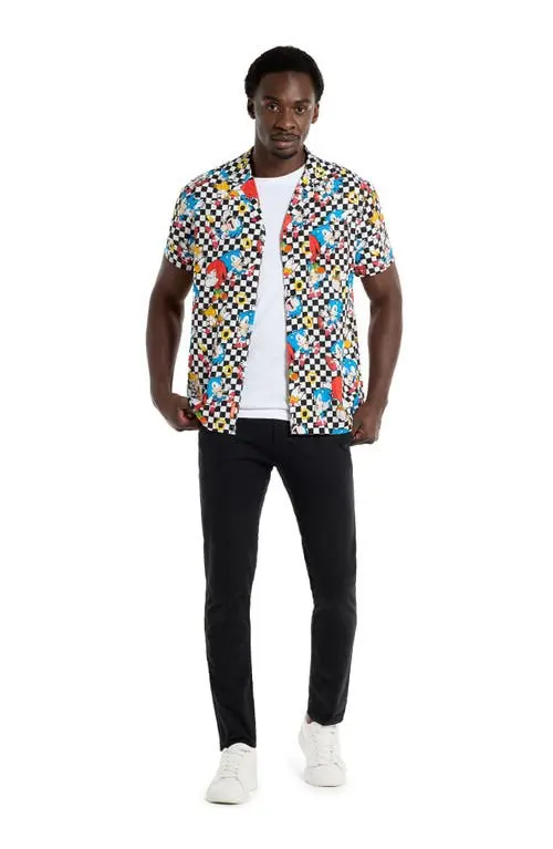 Opposuits Relaxed Fit Sonic The Hedgehog® Print Camp Shirt