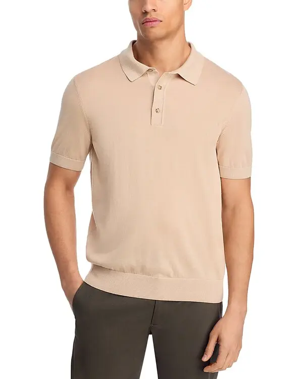 BOSS Camel L-jones Polo Shirt - Light Pastel Brown