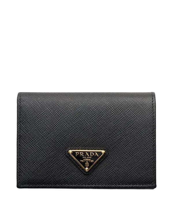 Prada Small Saffiano Leather Wallet - Black