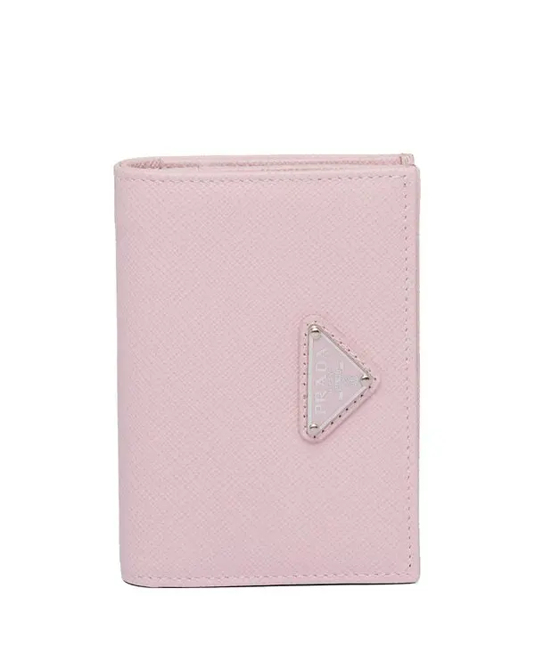 Prada Small Saffiano Leather Wallet - Pink