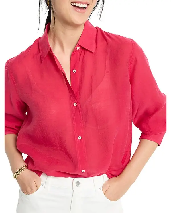 NIC+ZOE Breeze Shirt - Daiquiri