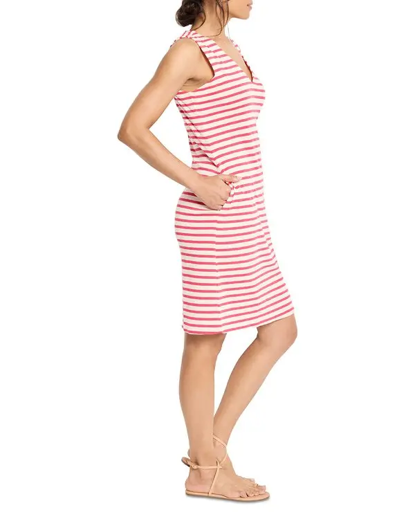 NIC+ZOE Striped Sleeveless V-neck Dress