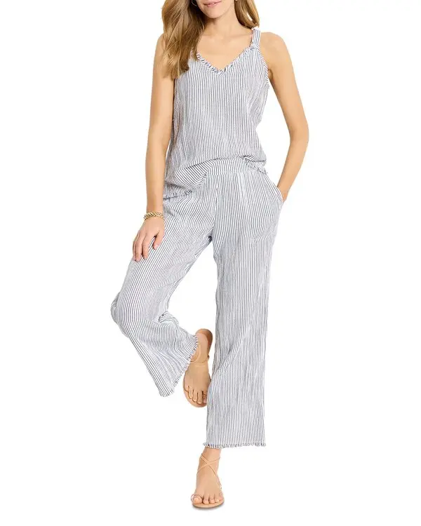 NIC+ZOE Pinstripe Gauze Pants