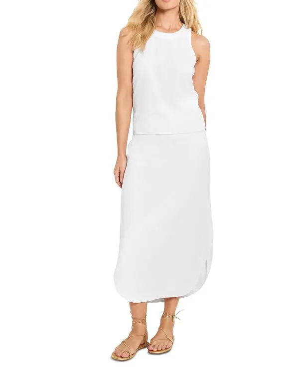 NIC+ZOE Rumba Linen Dip Skirt