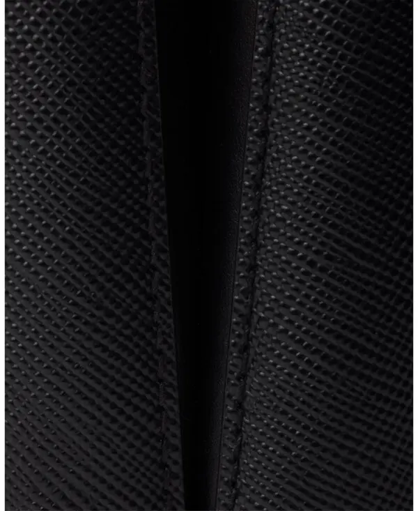 Prada Panier Small Saffiano Leather Bag - Black