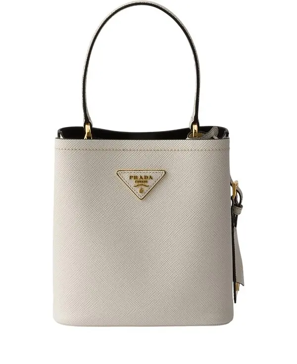 Prada Saffiano Leather Mini Bag - Neutral