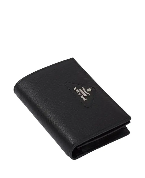 Prada Small Leather Wallet - Black