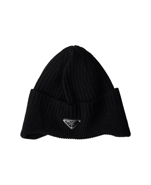 Prada Wool Beanie - Black