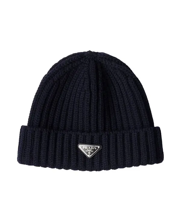Prada Wool Beanie - Light Blue