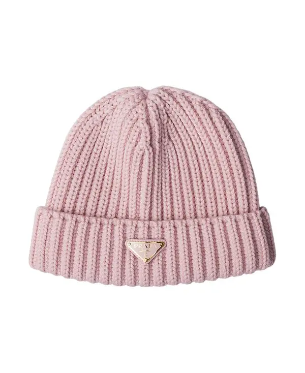Prada Wool Beanie - Powder