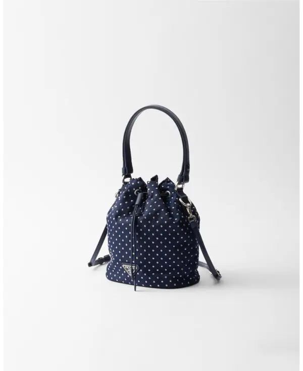 Prada Re-nylon Mini-bag With Studs